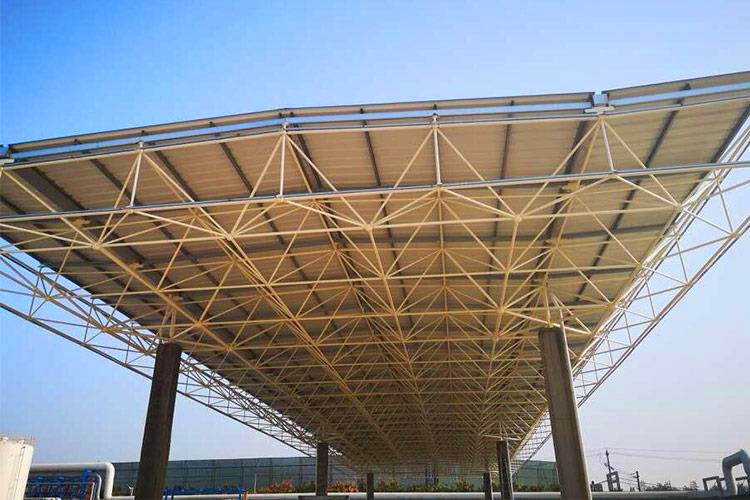 Steel Roof Truss Grid Structure Frame Building Construction - Buy Steel ...